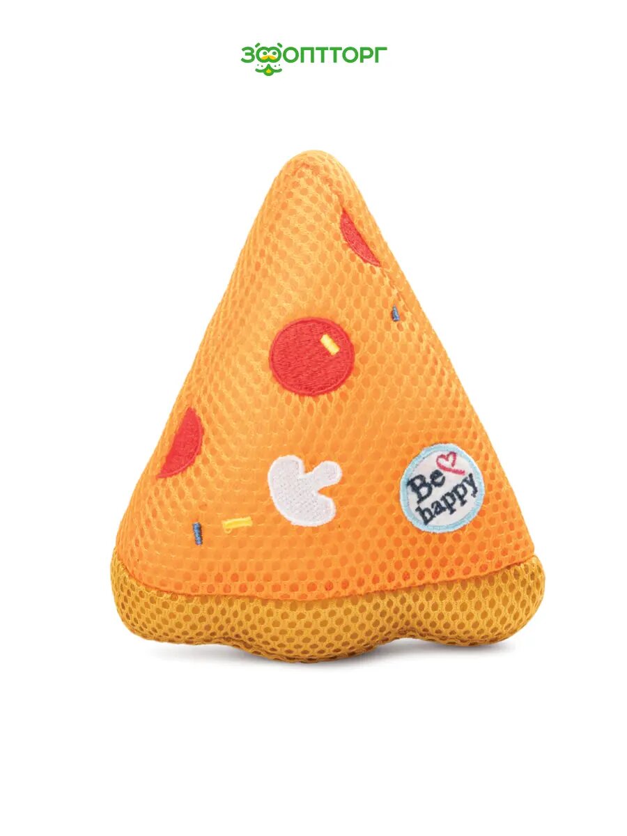 Triol игрушка для собак мягкая Пицца 14,5 см.