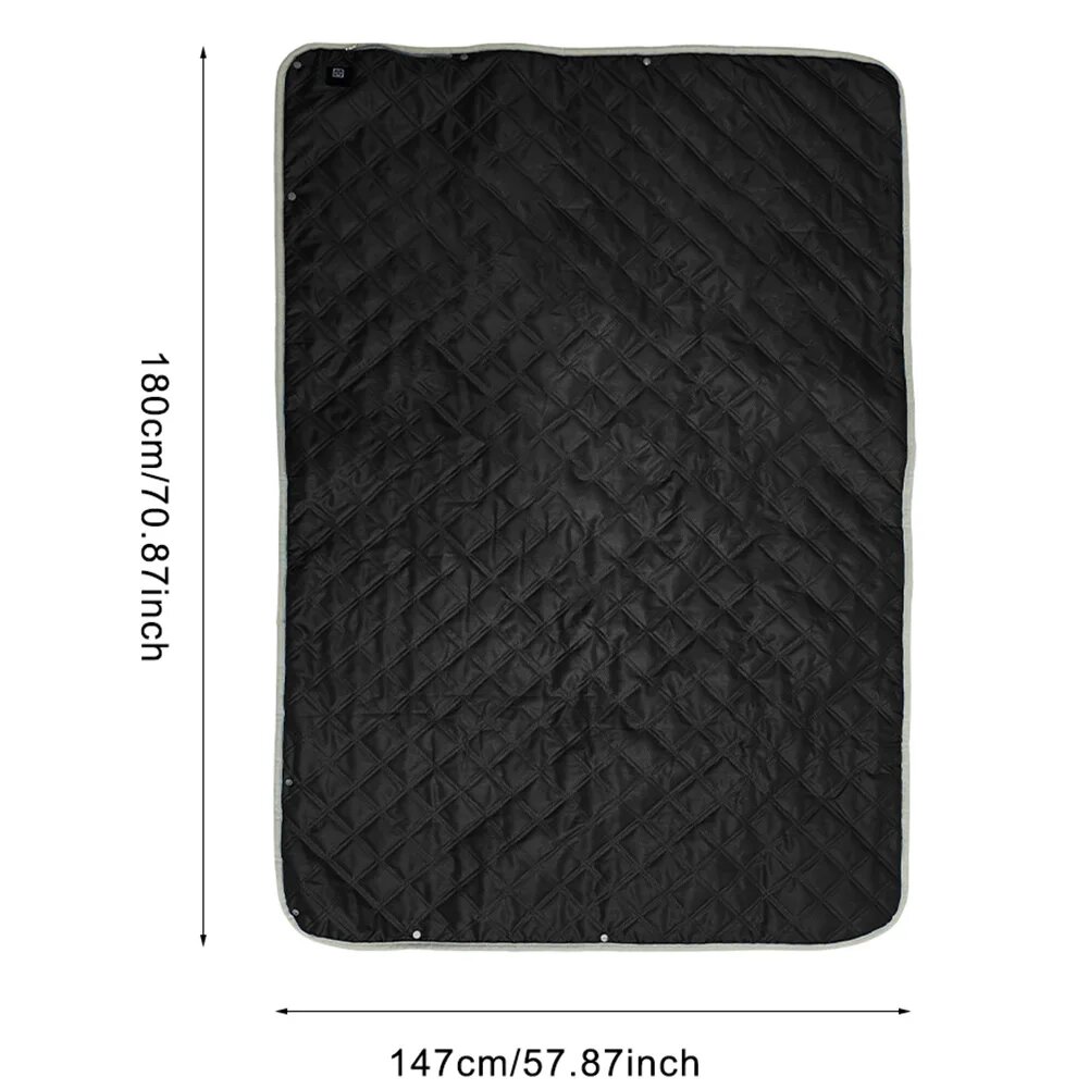 Коврик для сна с подогревом, 3-уровневый регулируемый уличный электрический грелка, USB-питание, палатка для кемпинга, матрас с подогревом для дома и улицы