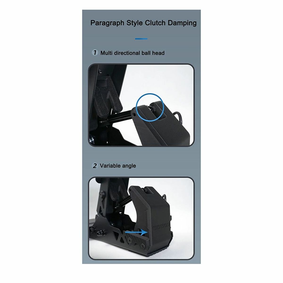 Модификация Гидравлического Демпфера Педали Для MOZA SRP LITE Стиль: Тормоз