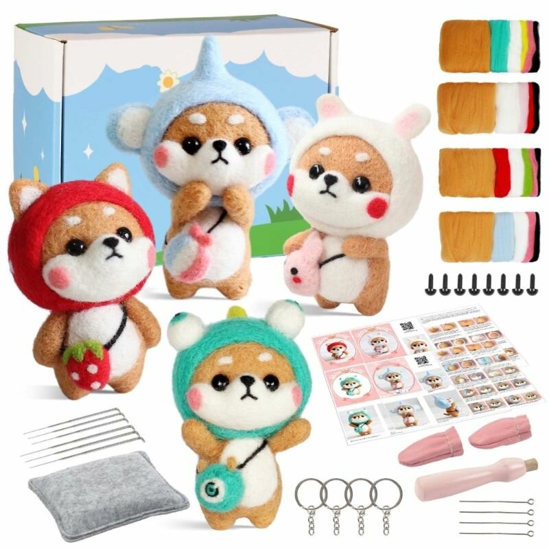 Наборы для валяния шерсти