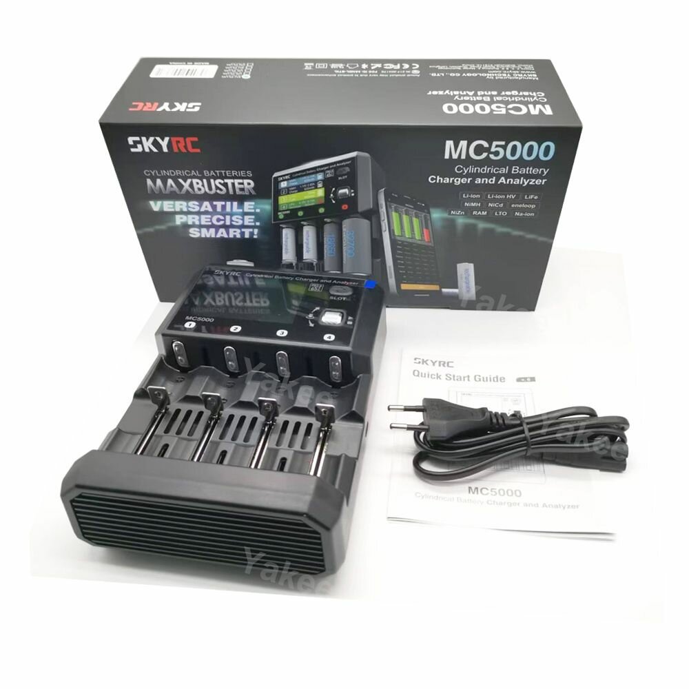 Умное зарядное устройство Skyrc MC5000 For AAA AA 18650 21700 NiMH Li-ion батарея PD3.0