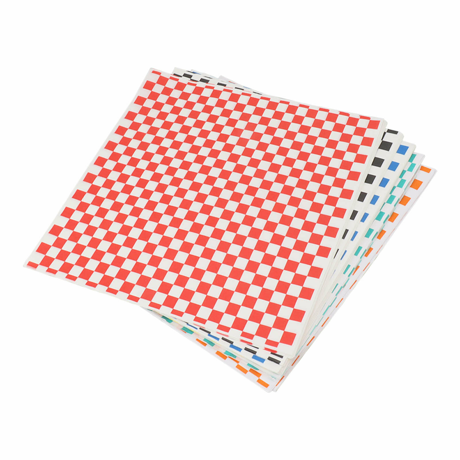 240 листов клетчатой сухой вощеной бумаги для деликатесов, жиростойкие подкладки для пищевых корзин, листы вощеной бумаги для сэндвичей