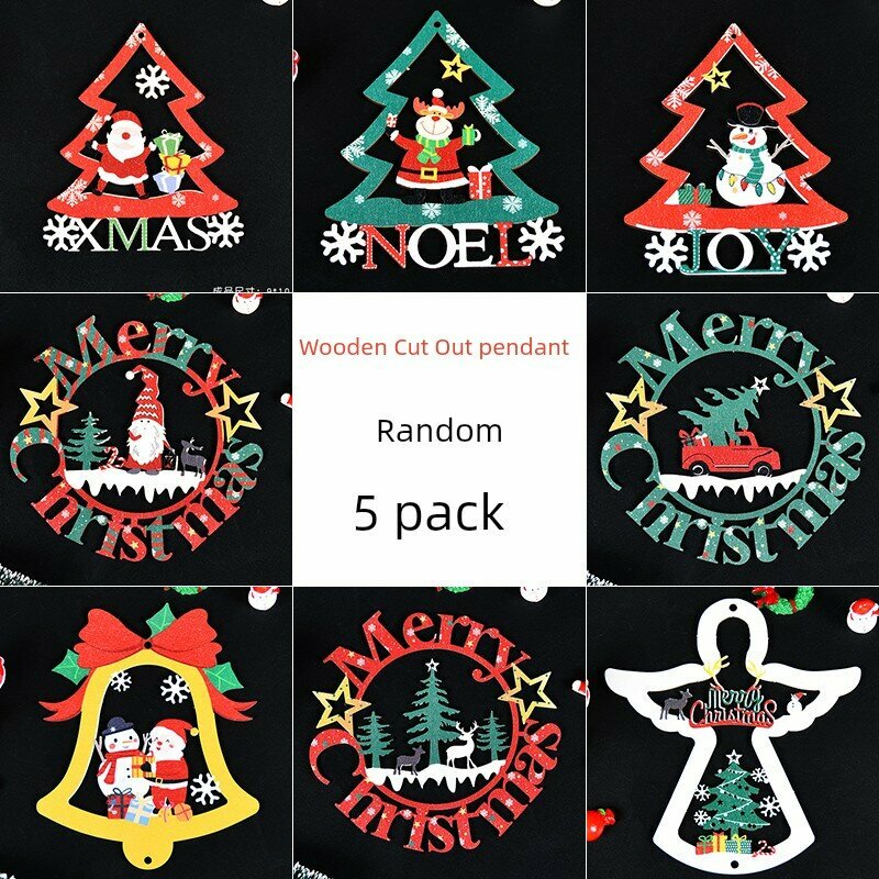 Рождественские материалы для рукоделия, украшения, светящиеся подвесные игрушки, рождественские подарки для