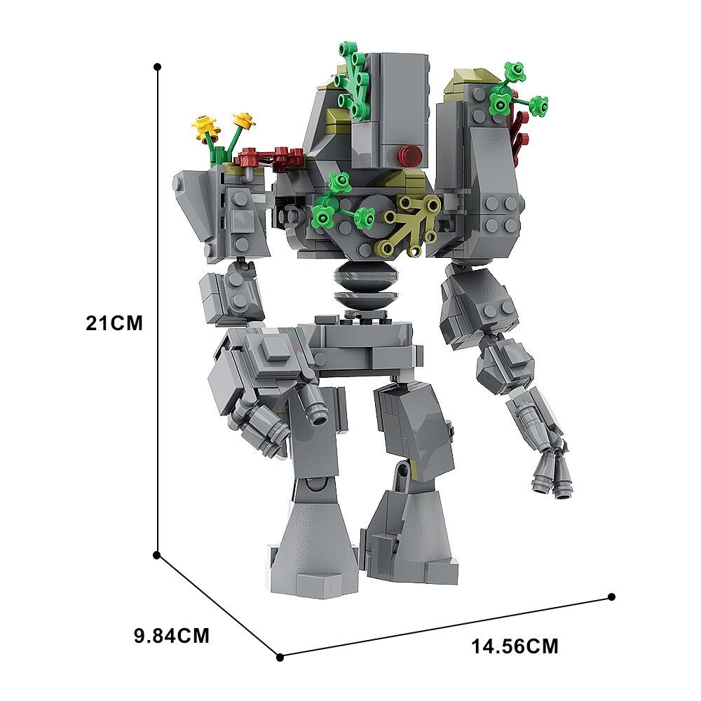 MOC-138695 Игрушка-строительный блок Terraria Stone Titan Stone Titan, совместимая с трансграничной популярной моделью Lego