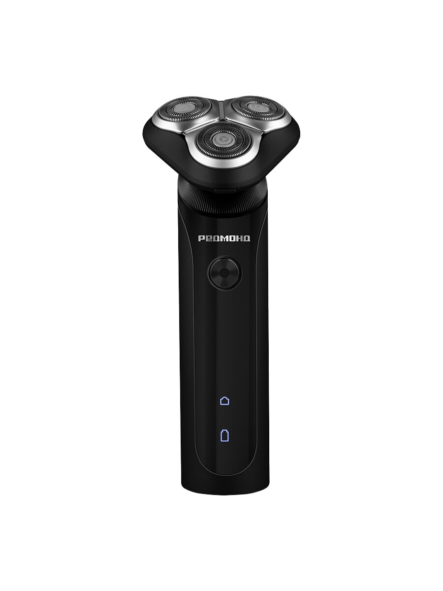 Электробритва REDMOND S4901, черная, роторный тип, сухое и влажное бритьё