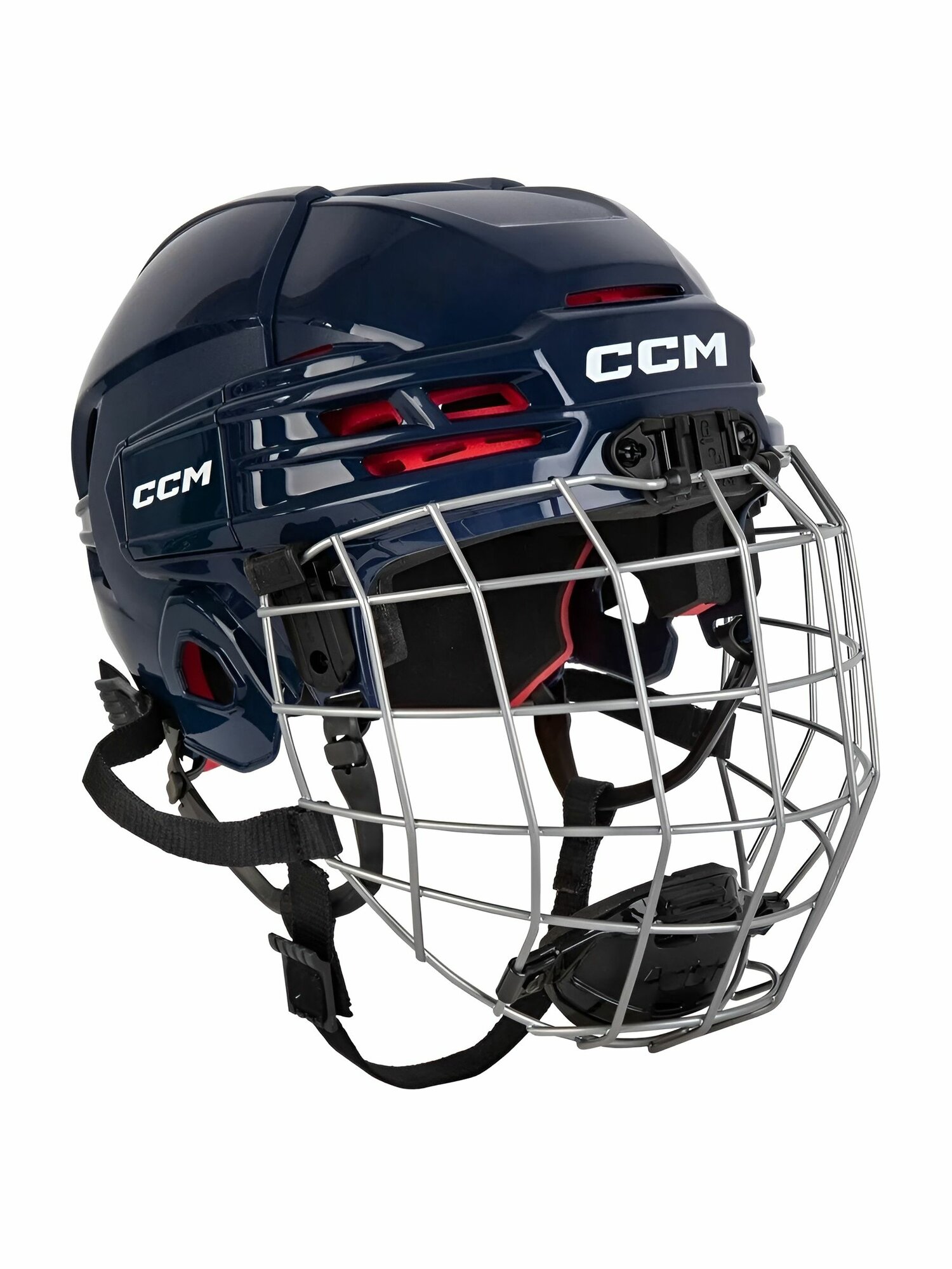 CCM Шлем игрока хоккейный защитный с маской HTC TACKS 70 JR NV, юниорские, темно-синий