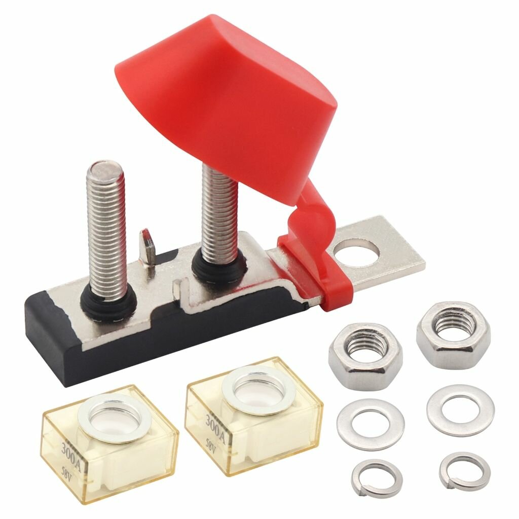 2-позиционный водонепроницаемый держатель предохранителей 100-300А для защиты цепей в автомобилях и лодках, - 150A