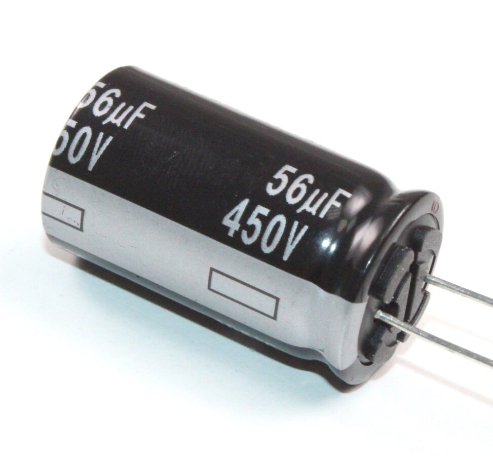 ECAP 56 мкф / 450В (18х31.5) 105°C, Конденсатор электролитический, Panasonic