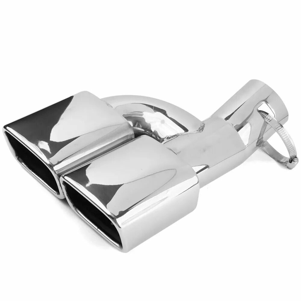 Глушитель, диаметр 60 мм, длина 240 мм арт. для Toyota Noah Voxy Esquire 80-й серии серебристый