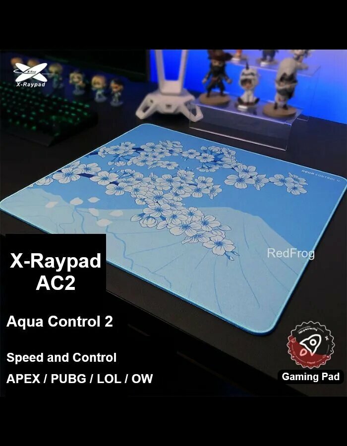 X-raypad Коврик для мыши, L, синий, голубой