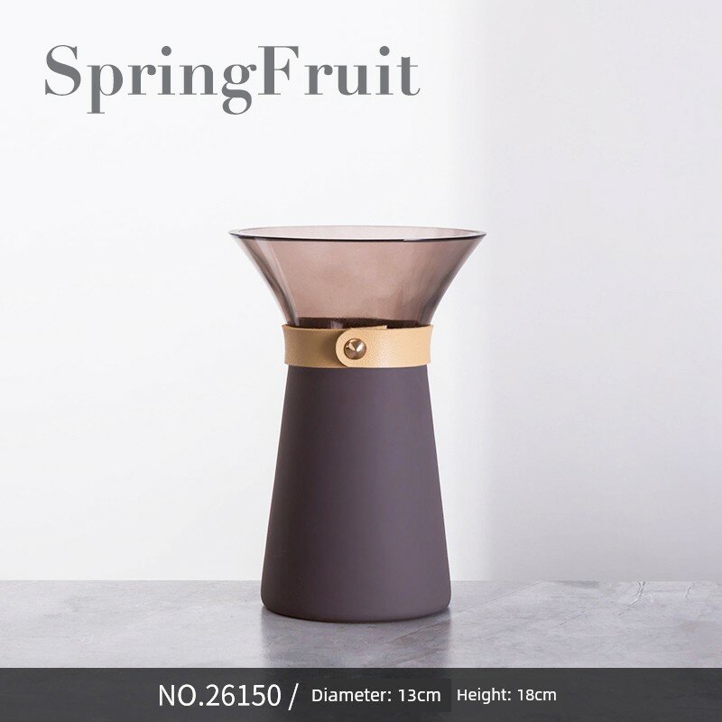 Итальянская ваза в стиле лайт-люкс для столешницы, элитное украшение для обеденного стола, современный декор для дома,
