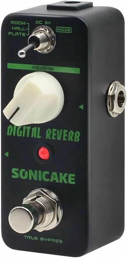 Гитарный напольный процессор эффектов , SONICAKE Digital Reverb,3 Режима реверберации
