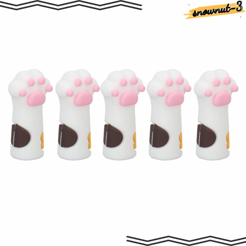 Чехол для ножниц для кутикулы в форме кошачьей лапки, мягкий, стильный и безопасный