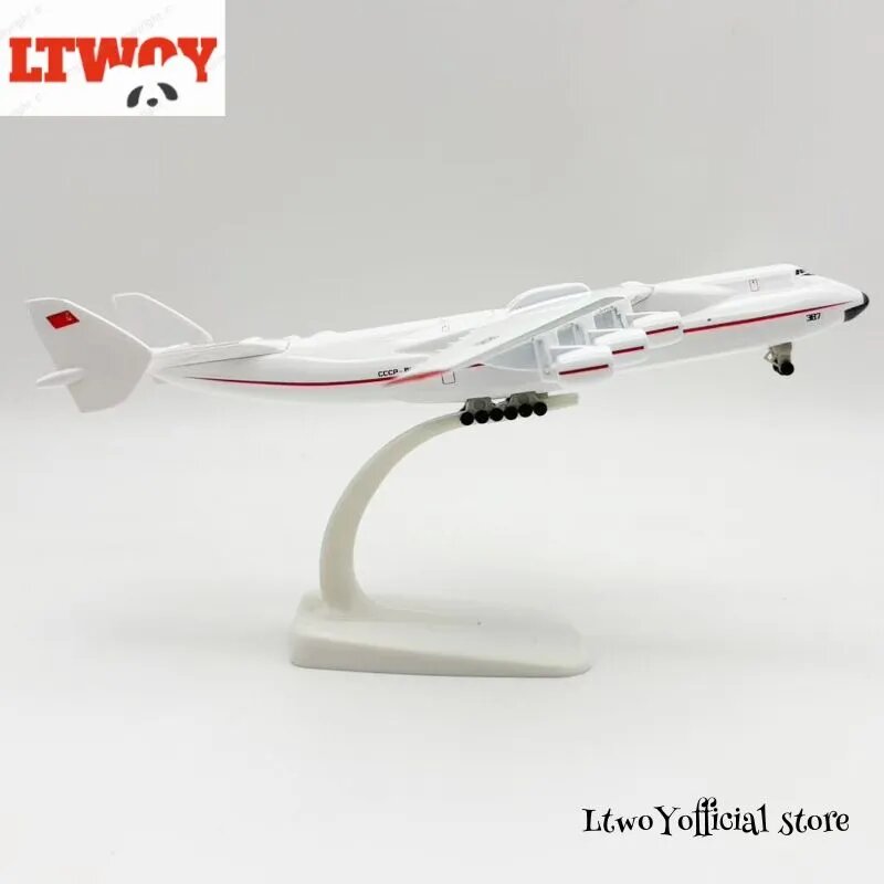 Советская модель самолета Ан-225 "Мрия", металл, 1:200, 20 см