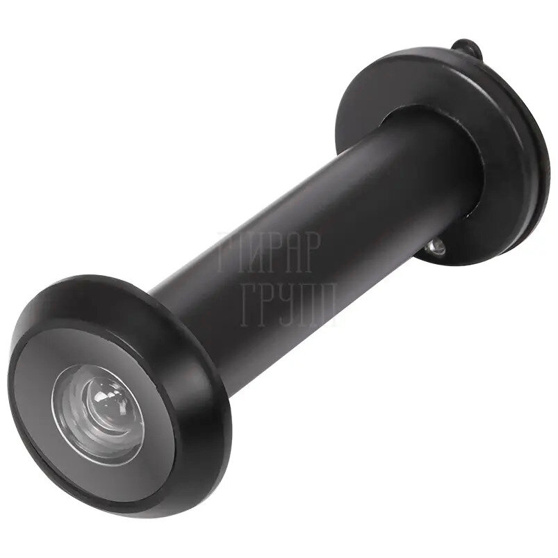 Глазок Fuaro (Фуаро) дверной оптика пластик DV 4/130-70/Z (VIEWER 4 DVZ) матовый черный