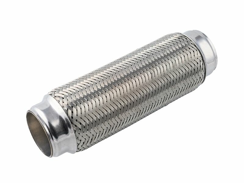 Виброкомпенсатор (Гофра) глушителя 45х230 / Гофра трехслойная выхлопной трубы 45x230