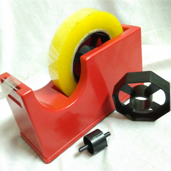 Большой диспенсер для ленты, резак для ленты, держатель для канцелярской ленты, настольный уплотнитель, прозрачный резак для ленты с колесом