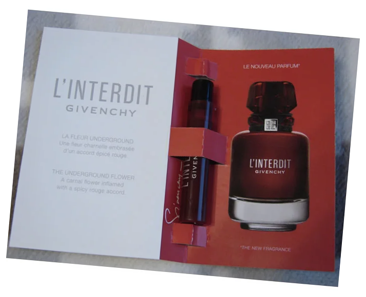 Givenchy L Interdit Eau De Parfum Rouge 1 мл / Живанши Линтердит Руж женский сэмпл