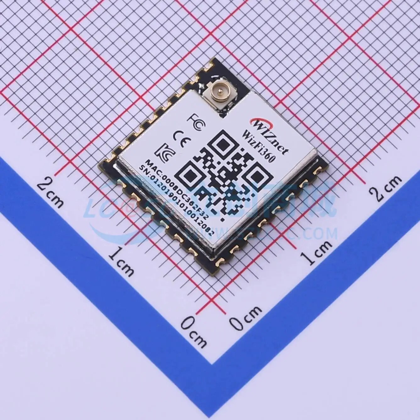 3 шт. WizFi360-CON SMD 17x16 мм UART 2,4 ГГц WiFi беспроводной модуль для умного дома IoT