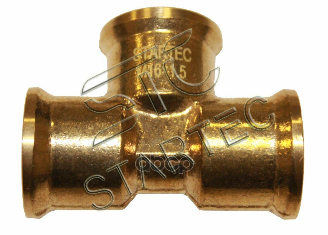 Соединитель трубки ПВХ, полиамид F22хF22хF22 тройник латунь STARTEC STARTEC арт. INF.11. F22T