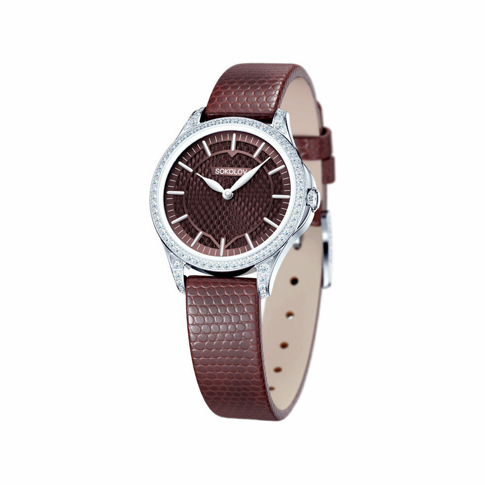 Наручные часы SOKOLOV Flirt, серебро, фианит