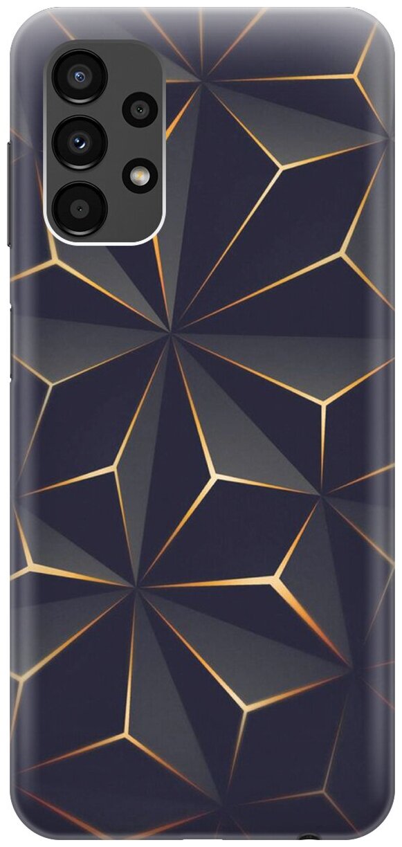 Силиконовый чехол Графитовый узор на Samsung Galaxy A13 4G / Самсунг А13 4Г