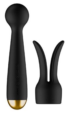 53580 Svakom Emma Neo, черный. Интерактивный нагревающийся Wand-вибромассажер