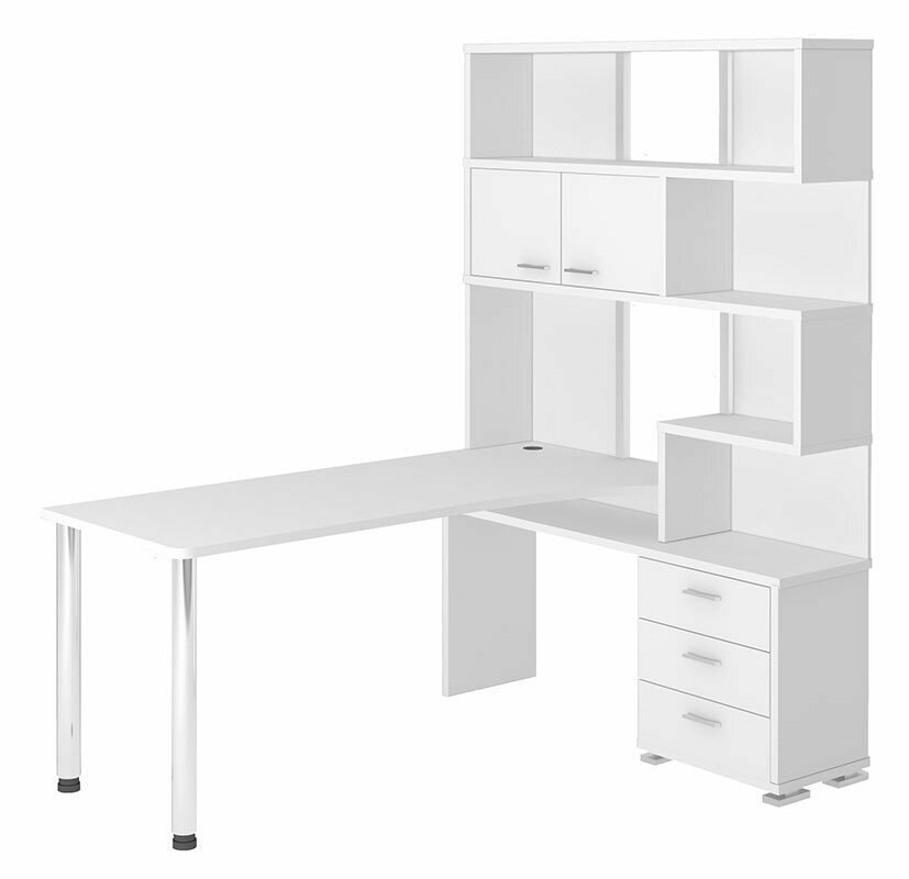 Стол компьютерный Мэрдэс СР-420/170 Белый Правосторонний 2374757626