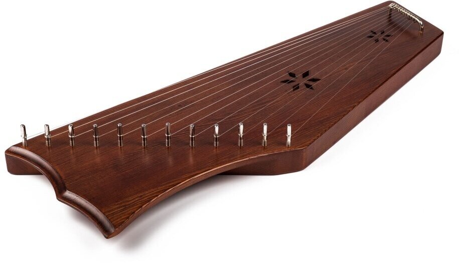 GWS-121W Гусли 12 струн, 2-х камерные, цвет орех, Мозеръ