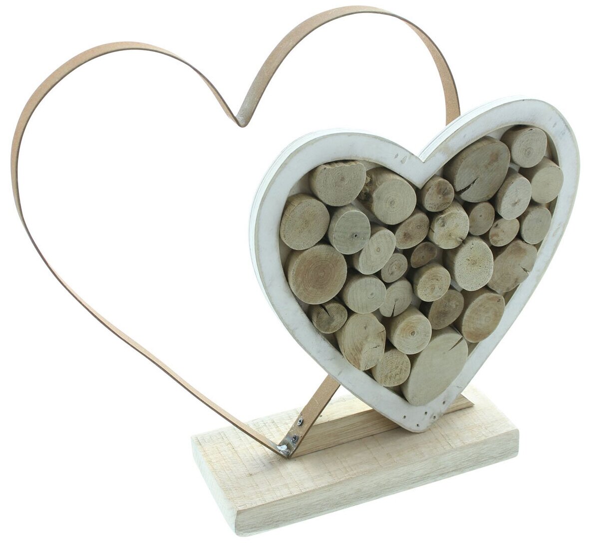 Декоративная фигура "Дуэт сердец"