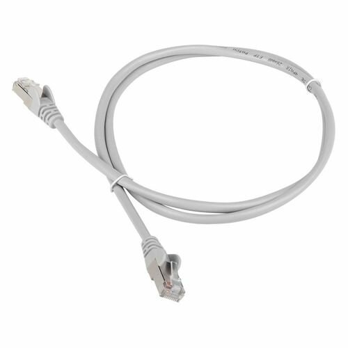 Патч-корд LanMaster вилка RJ-45, вилка RJ-45, кат.6, ПВХ, 1м, серый [twt-45-45-1.0/s6-gy]