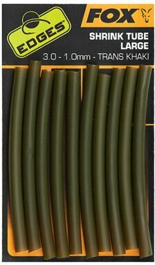 Трубка термоусадочная Fox Edges Shrink Tube Trans Khaki Large (10 шт. в упаковке).
