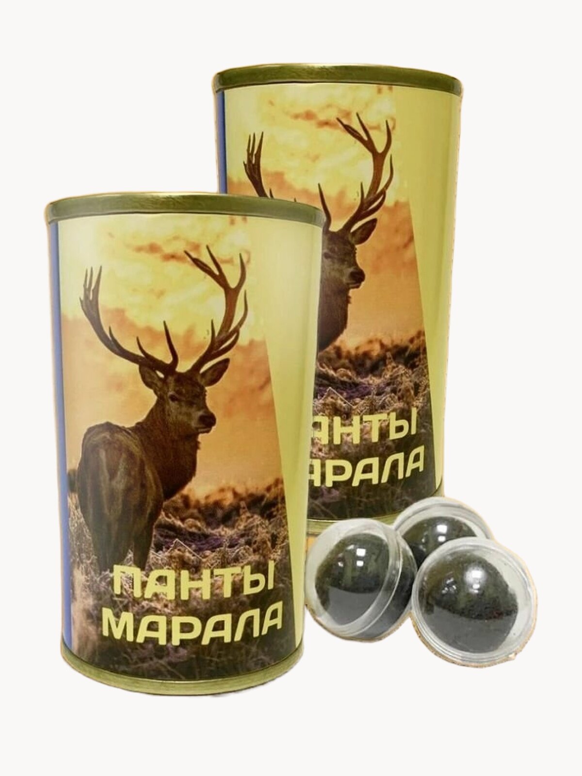 Мощный возбудитель Панты марала 20 шариков, возбуждающее средство, для мужской потенции