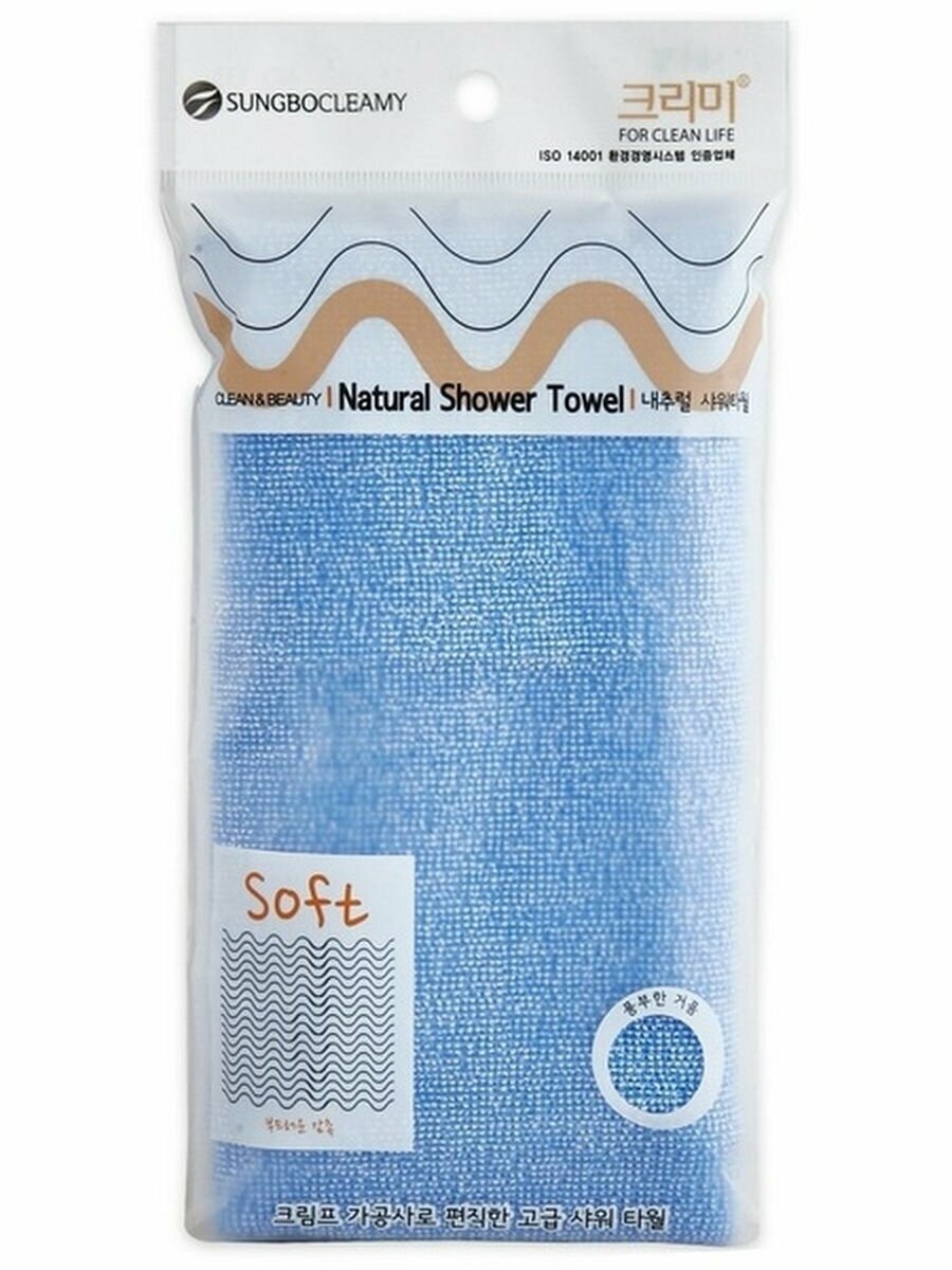 Sungbo Cleamy Мочалка 28х100 Natural Shower Towel 1шт