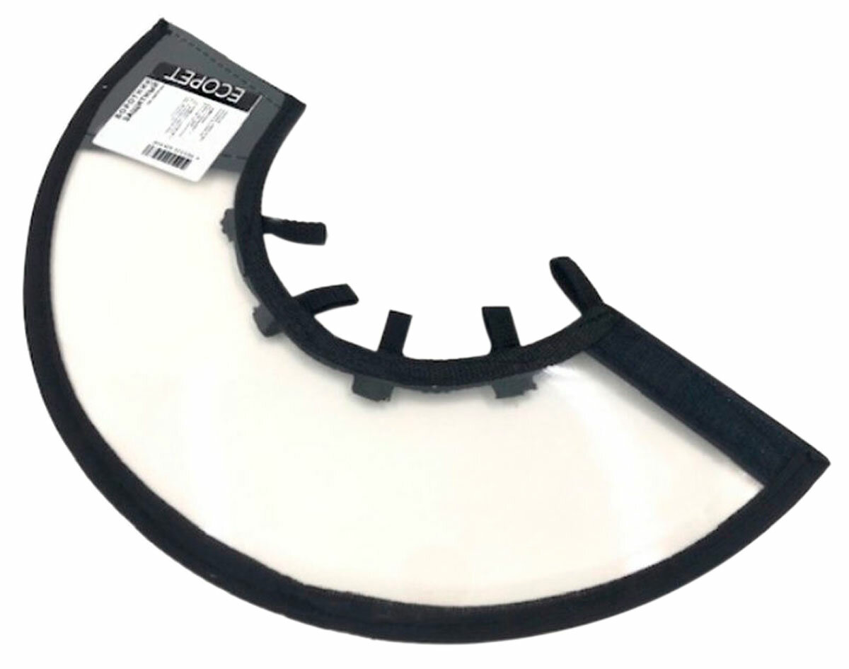 Воротник защитный для собак Ecopet пластиковый на липучке № 35 (1 шт)