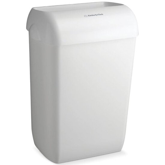 Контейнер для мусора Kimberly-clark Aquarius, 43 л, белый, 56,9х42,2х29 см, без крышки