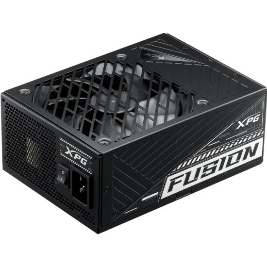 Блок питания Xpg FUSION, 1600W, 80+ Titanium (FUSION1600T-BKCEU)