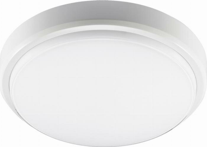 Светодиодный светильник JazzWay PBH-PC2-RS SENSOR (compact) 12W 4000K 960Лм потолочный с датчиком движения IP65 белый