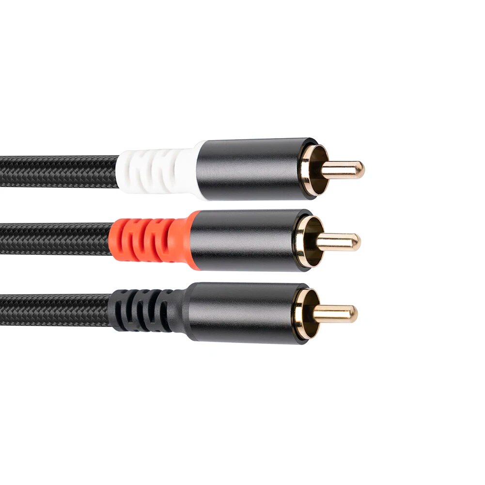 Аудиокабель RCA Shunmaii 1/2/3/5 м 1RCA на 2RCA 1M