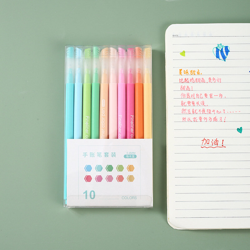 Гелевая ручка Morandi Color Set Student Hand Account Pen, 0.5 мм, быстросохнущая, для детей