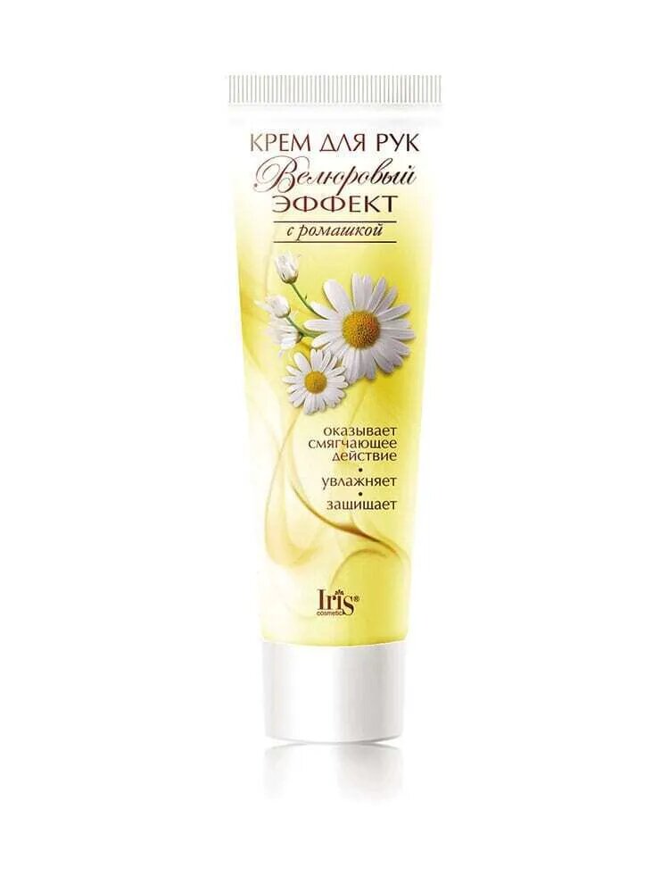 Iris cosmetic Крем для рук Ромашка Велюровый эффект,100 мл