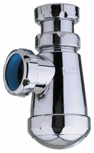 Jimten Сифон 32 мм. бутылочный для донного клапана S-182 хром (1 1/4", без выпуска) Jimten (004096)