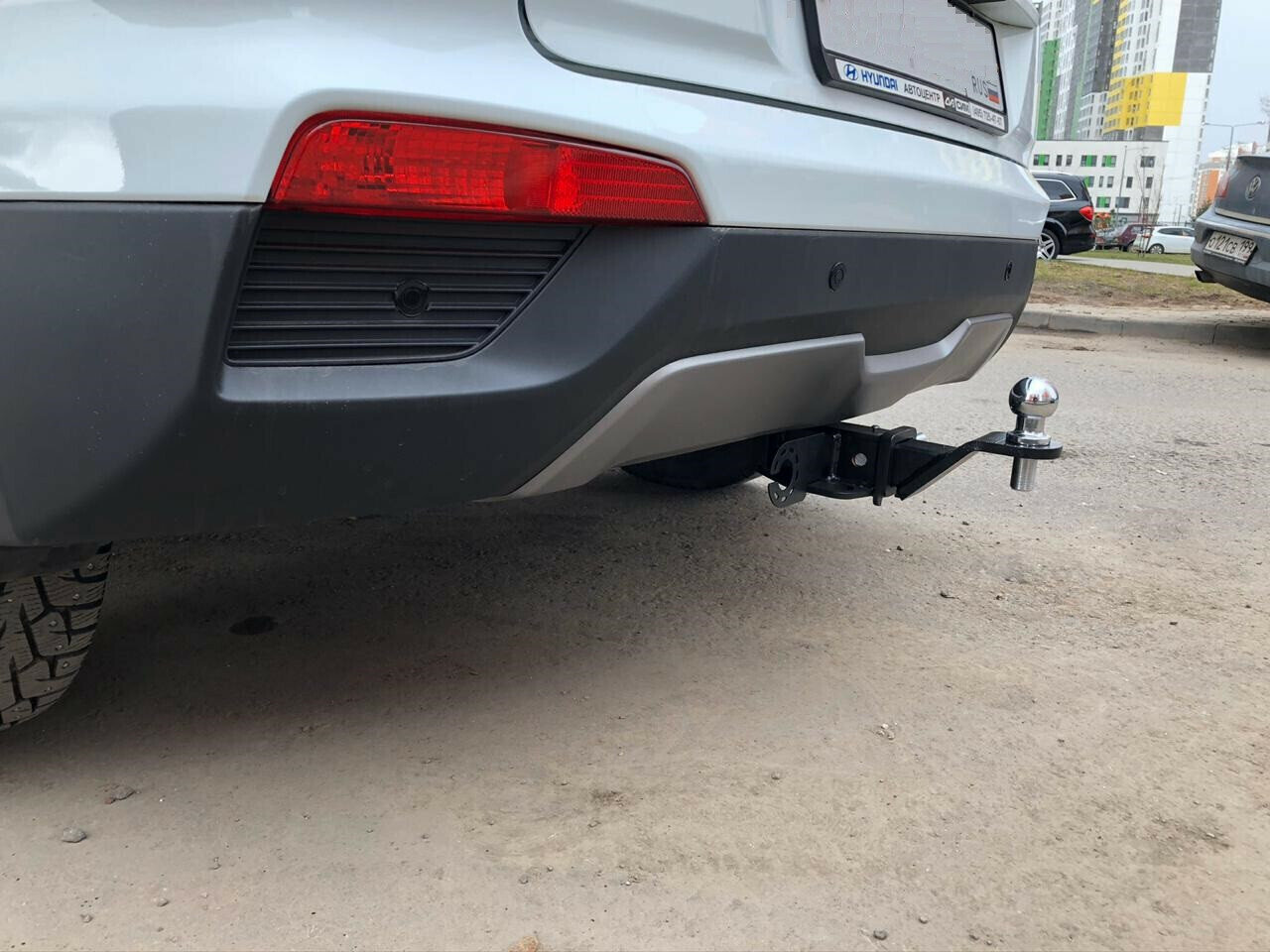 Фаркоп с элект. Smart, на Hyundai Creta FA 0180-E (с 2016 г. в.) (паспорт и сертификат в комплекте) Бизон