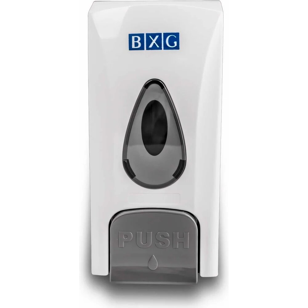 Дозатор для жидкого мыла BXG SD-1178 0,5L, настенный монтаж, матовая поверхность, ударопрочный ABS‑корпус