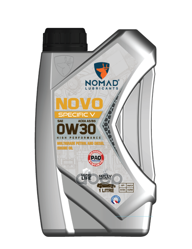 NOMAD LUBRICANTS Масло Моторное Novo Specific V A5/B5 0W30 Синт.1л Nomad