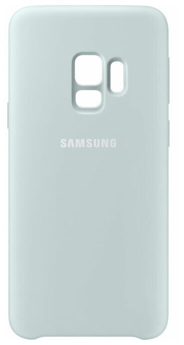Чехол Samsung Galaxy S9 Silicone Cover Light Blue EF-PG960TLEGRU