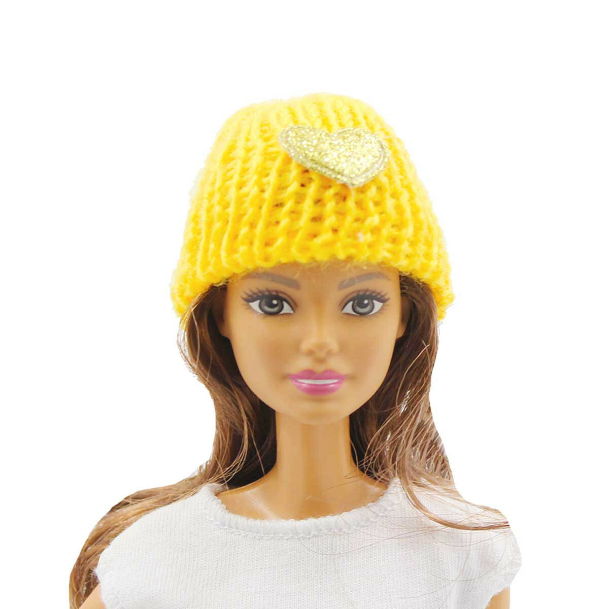 Шапка для кукол (золотое сердце)