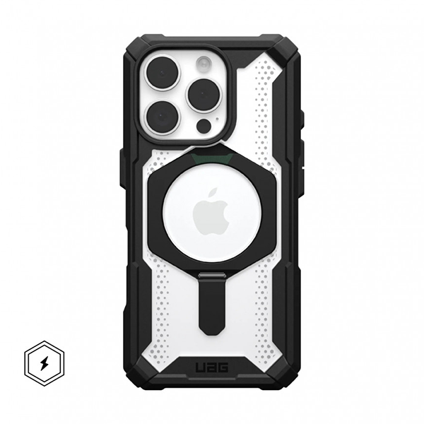 Чехол UAG Plasma XTE для iPhone 16 Pro 6.3" черный/прозрачный (Black/Clear) 11447411404G