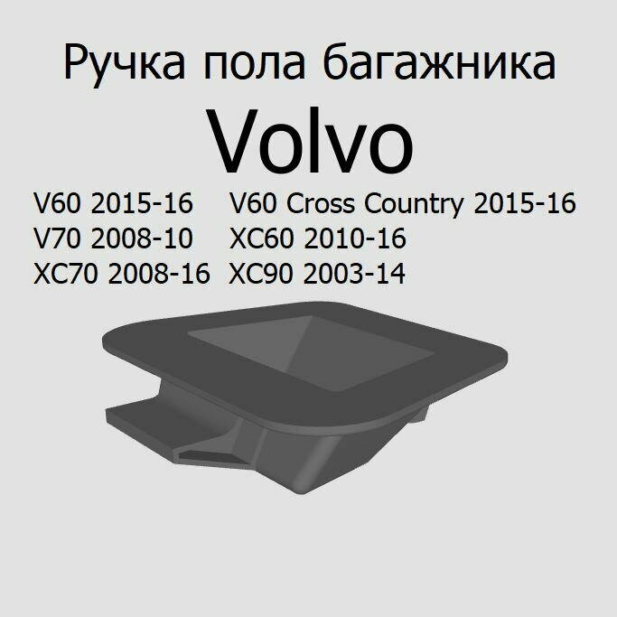Ручка пола багажника Volvo