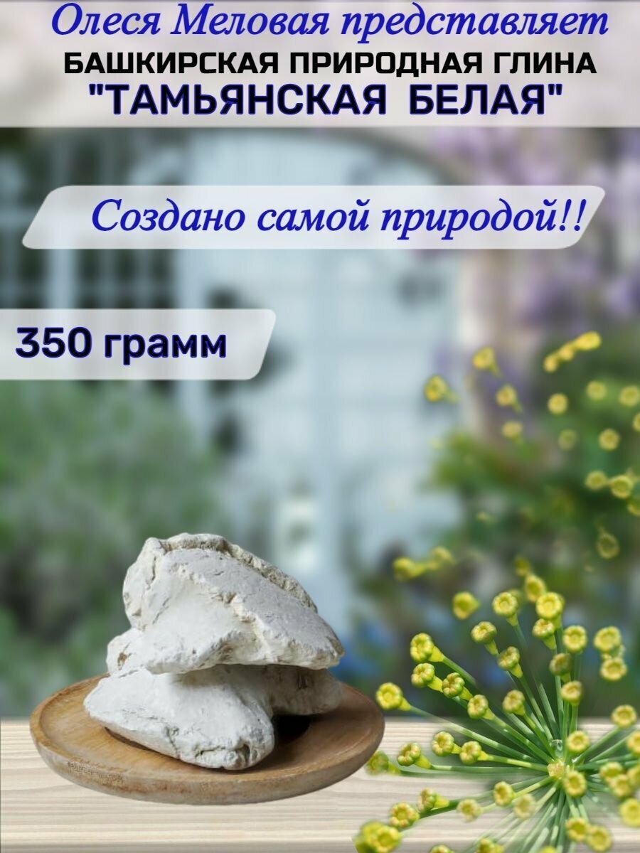 Башкирская глина Тамьянская белая 350
